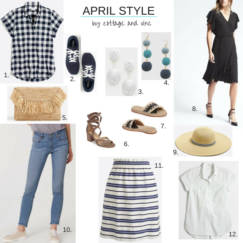 April Style + How I Would Wear It - Cottage and Vine